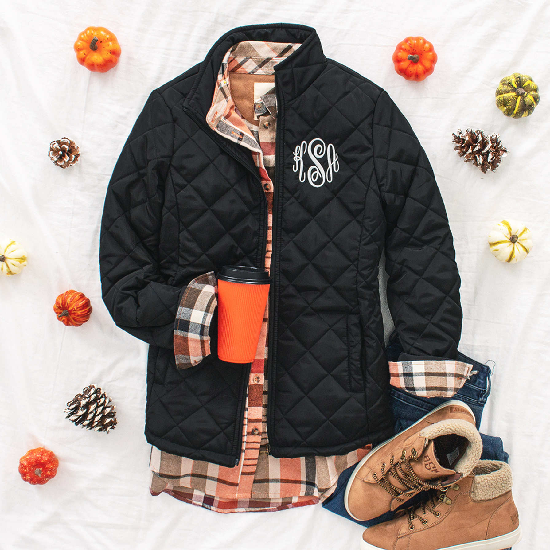 Personalized Puffer Jacket - Marleylilly