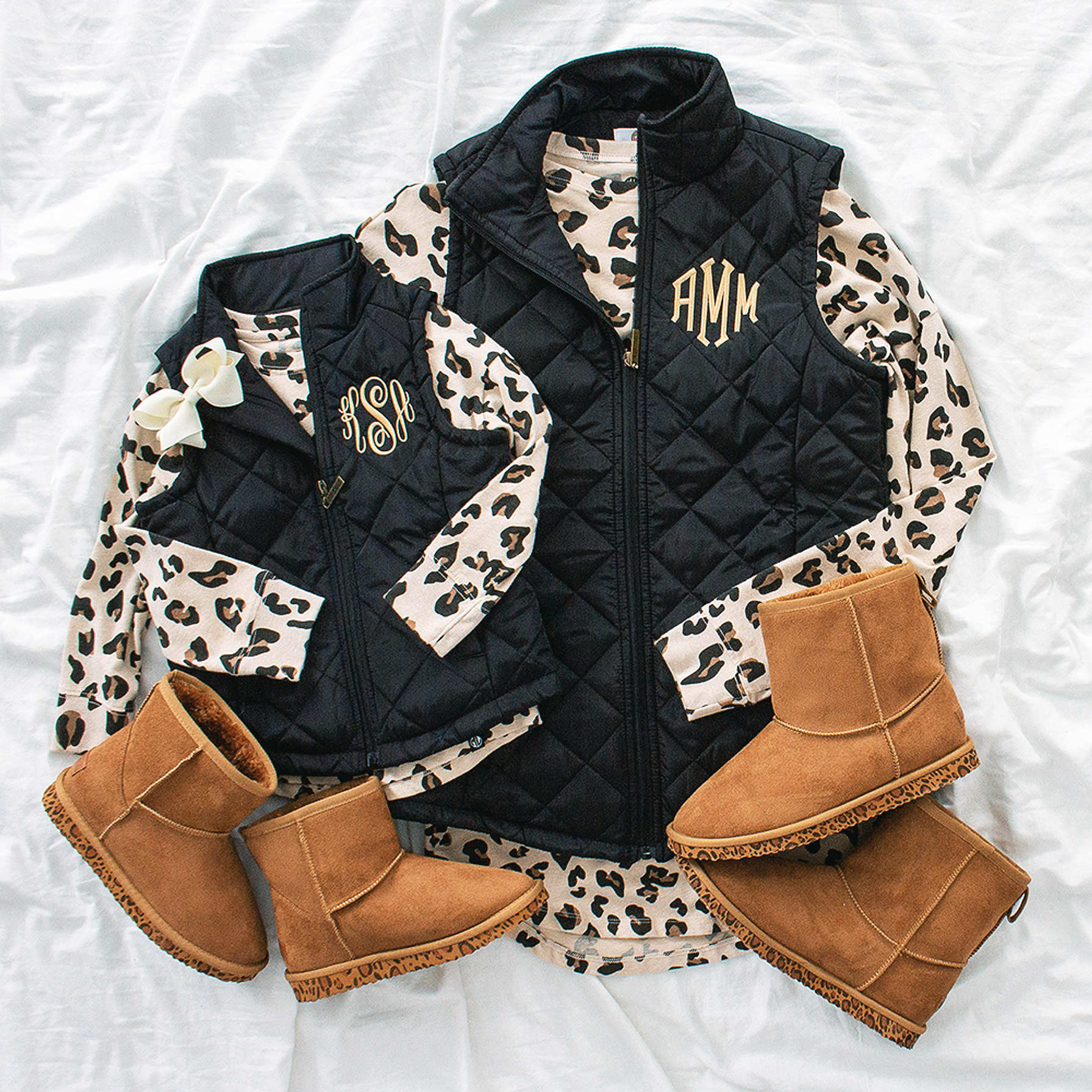 Monogrammed Puffer Vest | Marleylilly Outerwear