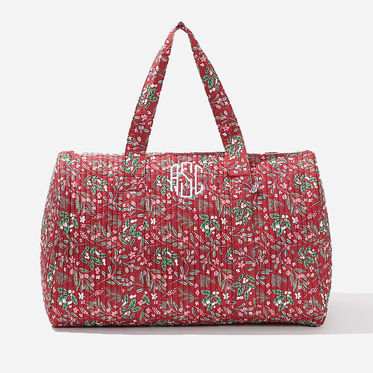 Personalized Quilted Weekender | Marleylilly