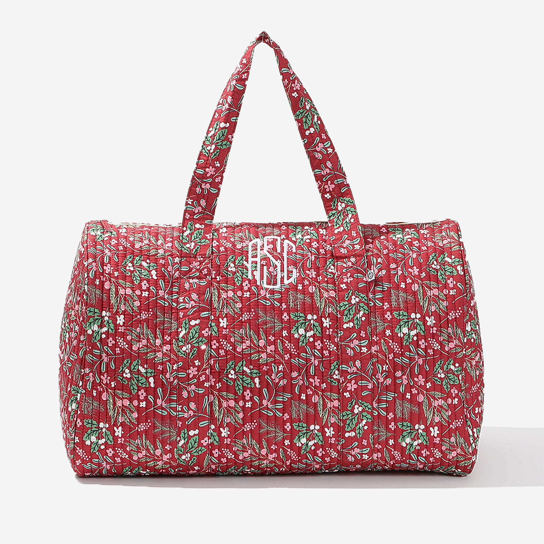 Personalized Quilted Weekender | Marleylilly