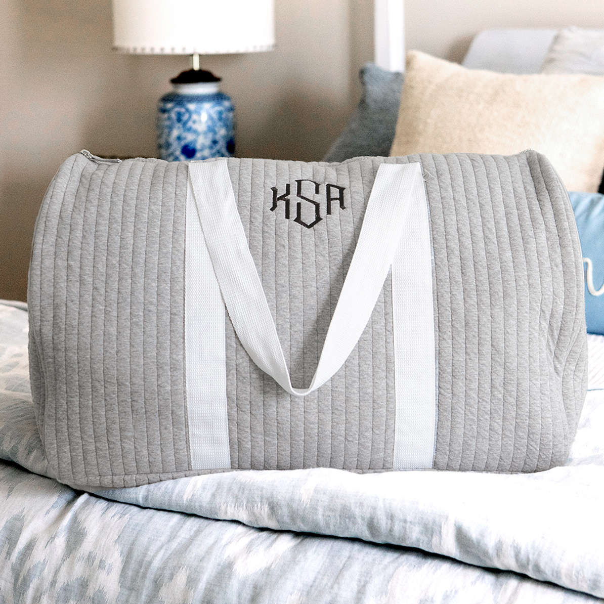 Personalized Quilted Weekender - Marleylilly