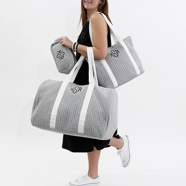 Personalized Quilted Weekender | Marleylilly