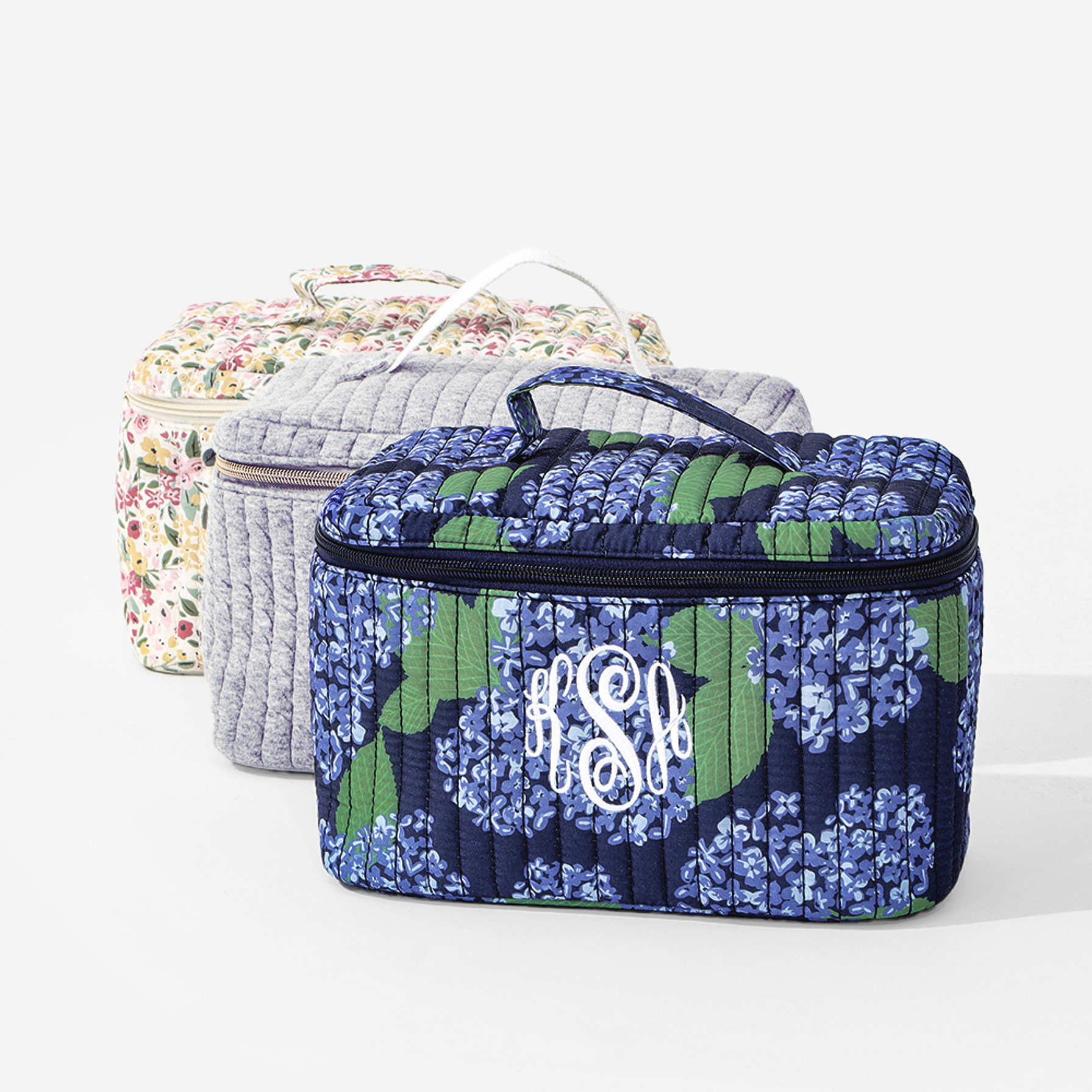 Custom Quilted Train Case | Marleylilly