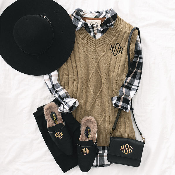 Personalized Sweater Vest - Marleylilly