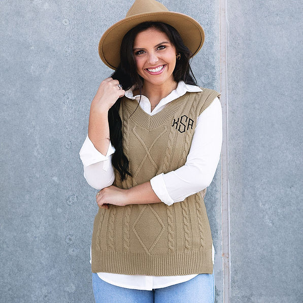 Personalized Sweater Vest - Marleylilly