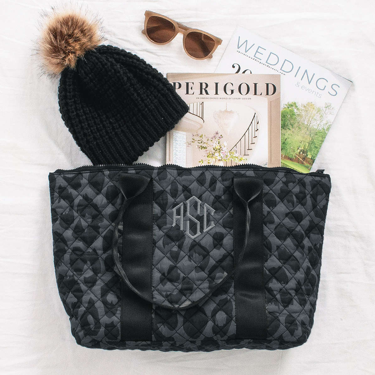 Personalized Puffer Tote Bag
