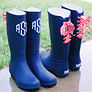 Monogrammed Rain Boots