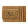 Men’s Monogrammed Wallet with Money Clip — Marleylilly
