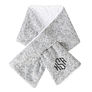 Monogrammed Sherpa Reversible Scarf - Marleylilly