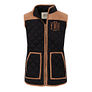 Personalized Black Quilted Barn Vest - Marleylilly