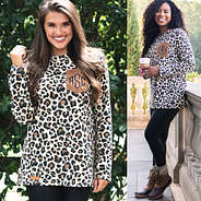 Women's Personalized Leopard Sweatshirt - Marleylilly