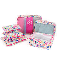 Monogrammed Packing Bags, Set of Six - Marleylilly