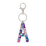Multicolored Initial Keychain – Marleylilly