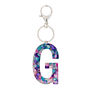 Multicolored Initial Keychain – Marleylilly