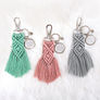 Monogrammed Macrame Key Chain – Marleylilly