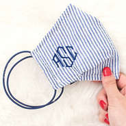 Monogrammed Ladies Face Masks - Marleylilly