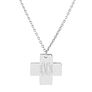 Monogrammed Cross Pendant Necklace - Marleylilly