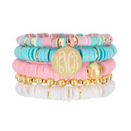 Personalized Mix Bead Bracelet Stack