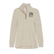 Personalized quarter zipper pullover