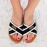 Personalized Criss Cross Sandals