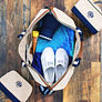 Personalized Navy Blue Canvas Weekender