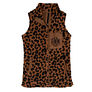 Personalized Leopard Sherpa Vest - Marleylilly