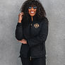 Personalized Puffer Jacket in Black - Marleylilly