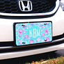 Monogrammed Front License Plate - Marleylilly