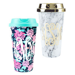 Monogrammed Drinkware, Mugs, Cups & Tumblers