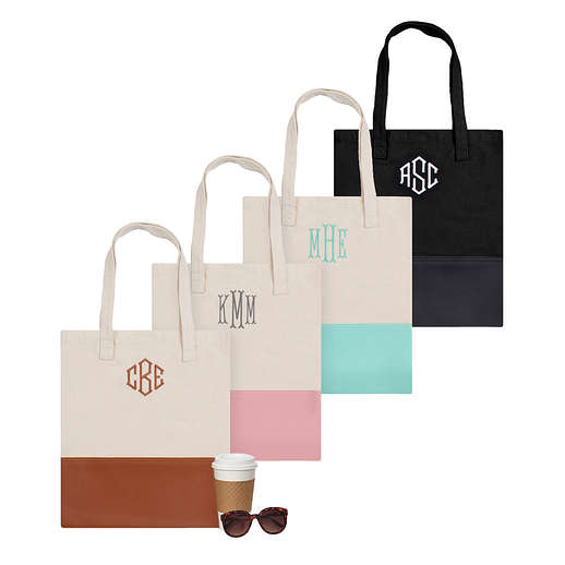 Monogrammed Tote Bags, Purses and Bags - Marleylilly