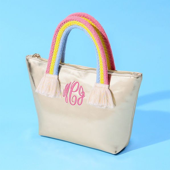Marleylilly Kids | Personalized Rainbow Tote Bag