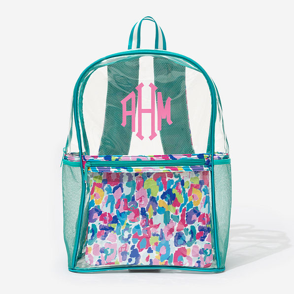 Personalized Clear Backpack Bag | Marleylilly Kids