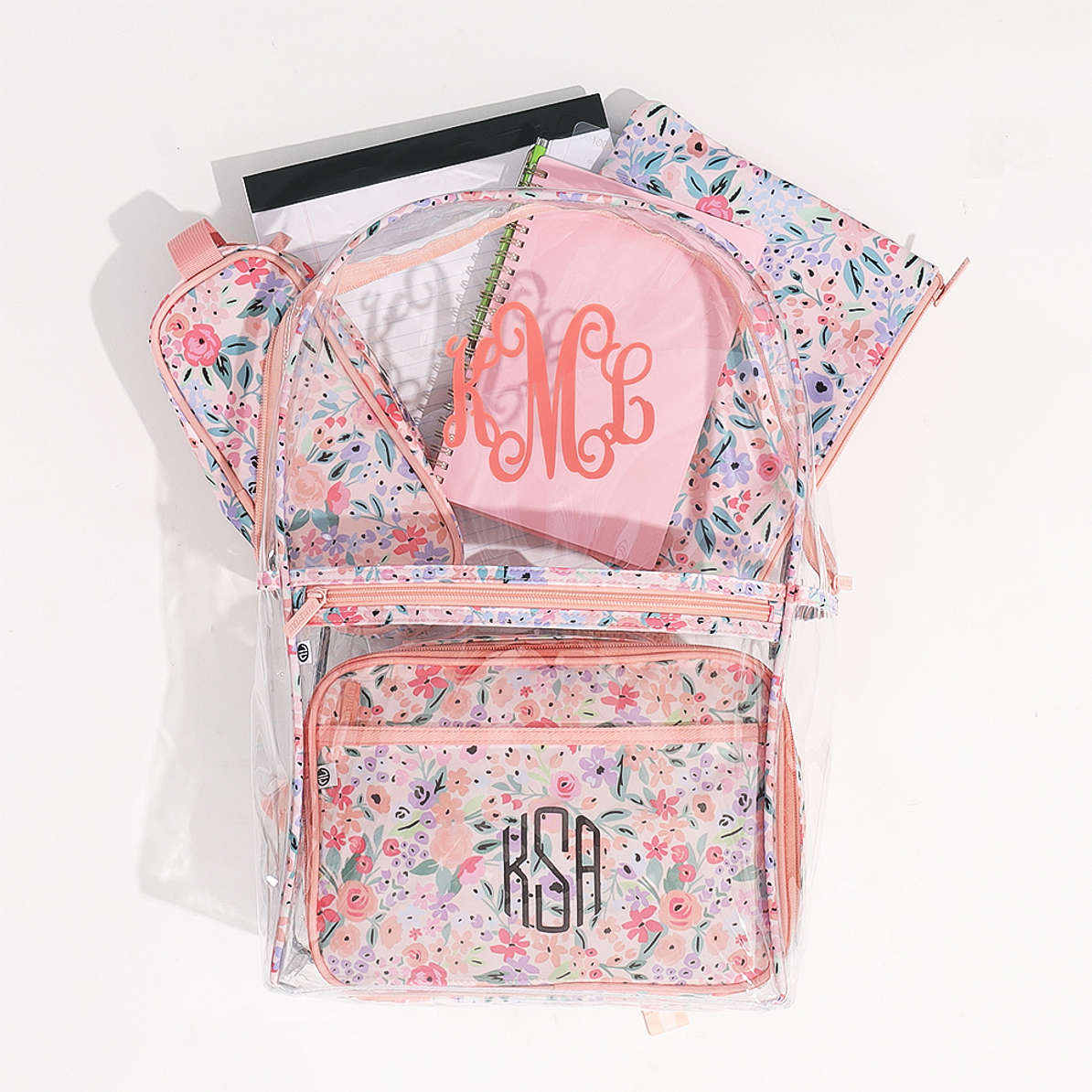 Personalized Clear Backpack Bag | Marleylilly Kids