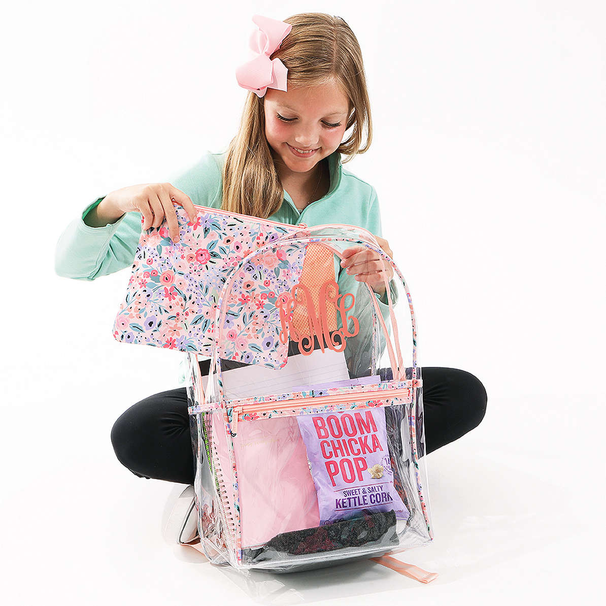 Personalized Clear Backpack Bag | Marleylilly Kids
