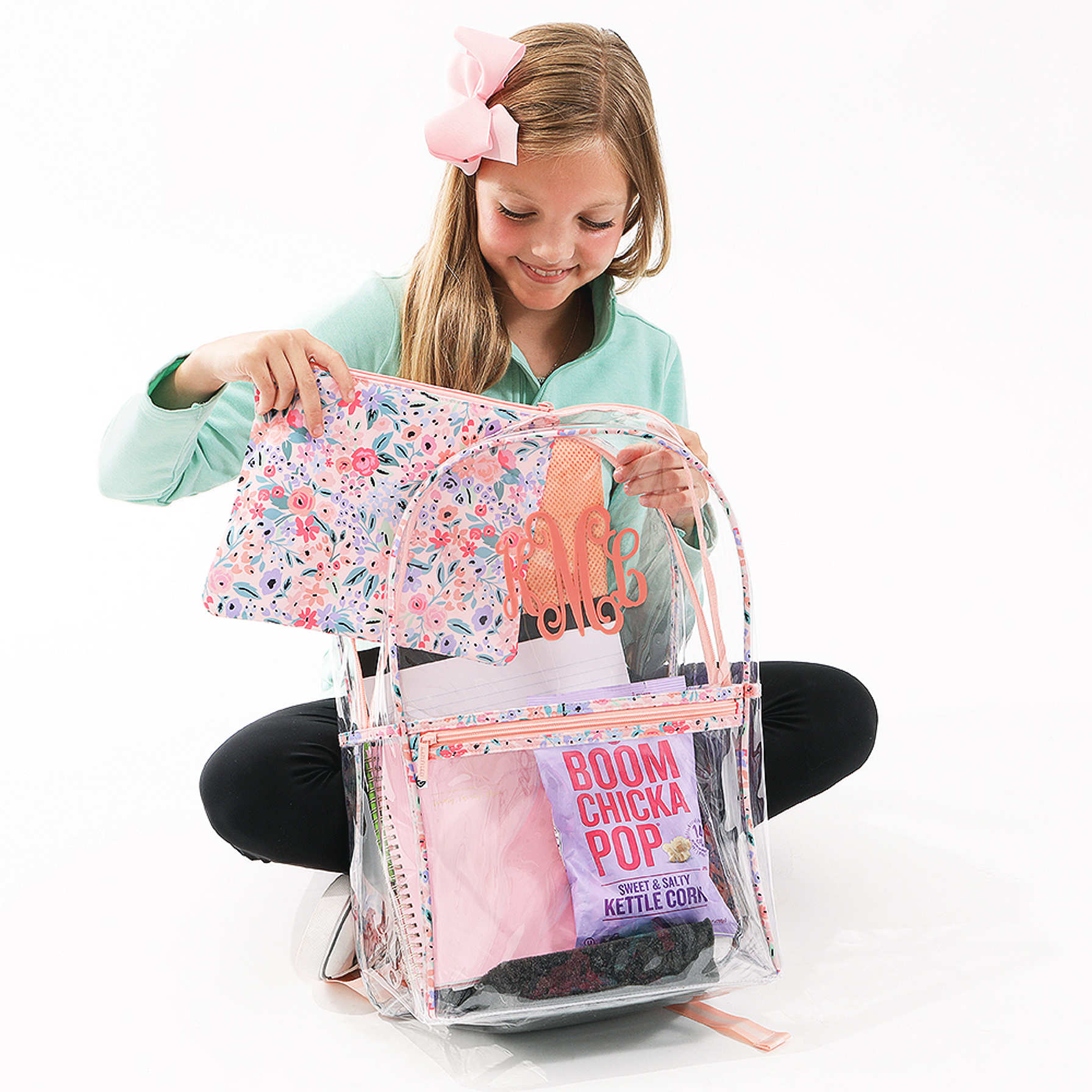 Personalized Clear Backpack Bag | Marleylilly Kids