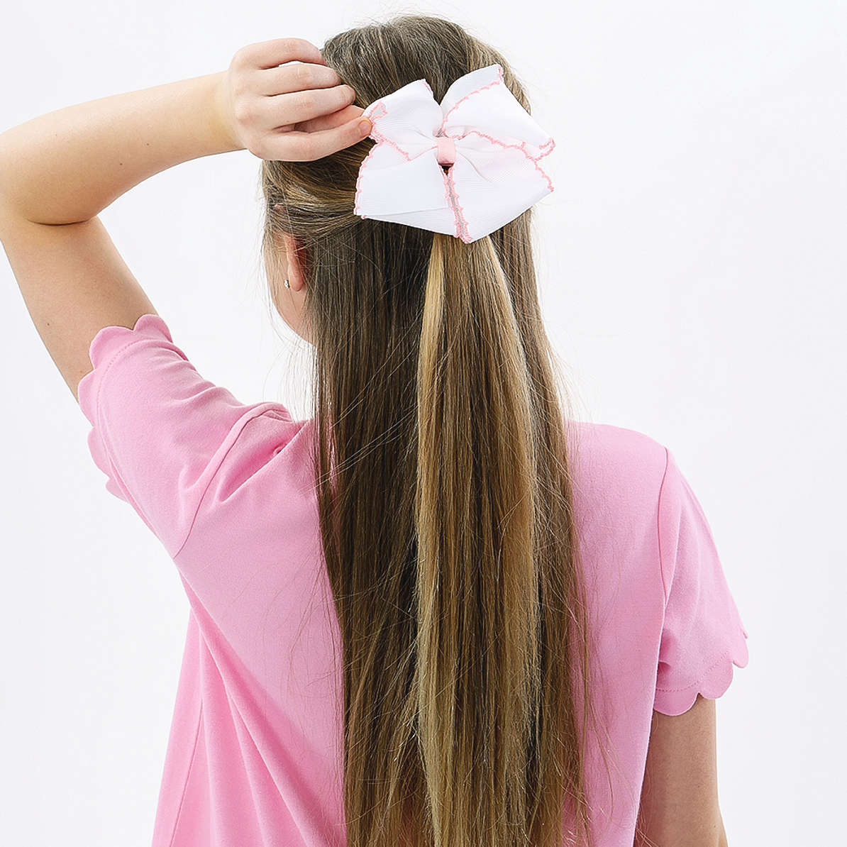 Scallop Hair Bow Set | Marleylilly Kids