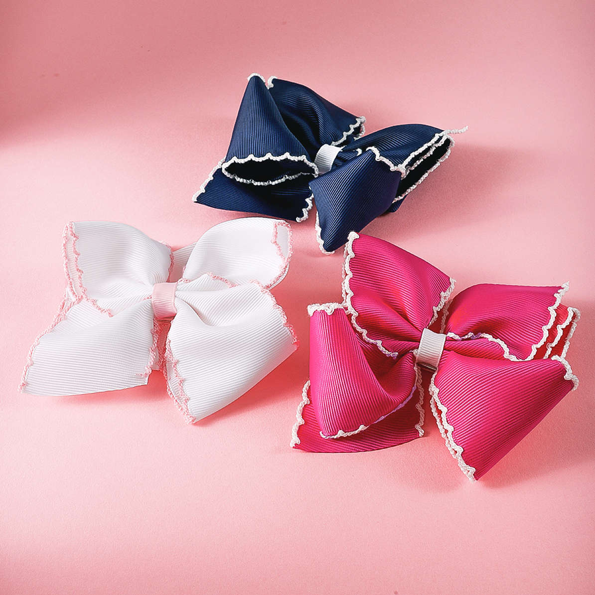 Scallop Hair Bow Set | Marleylilly Kids