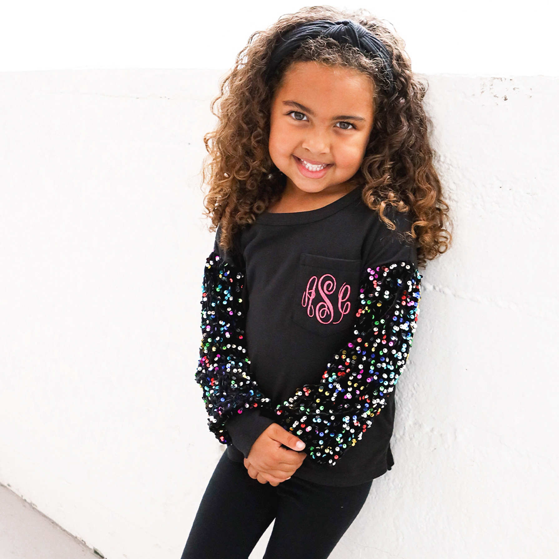 Personalized Kids Sequin Sweatshirt | Marleylilly Kids
