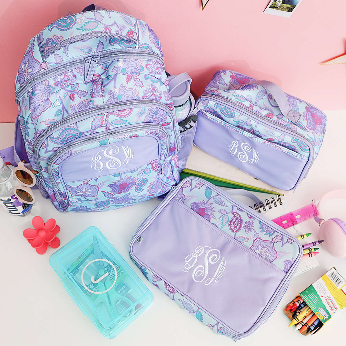 Monogrammed Pencil Box | Marleylilly Kids