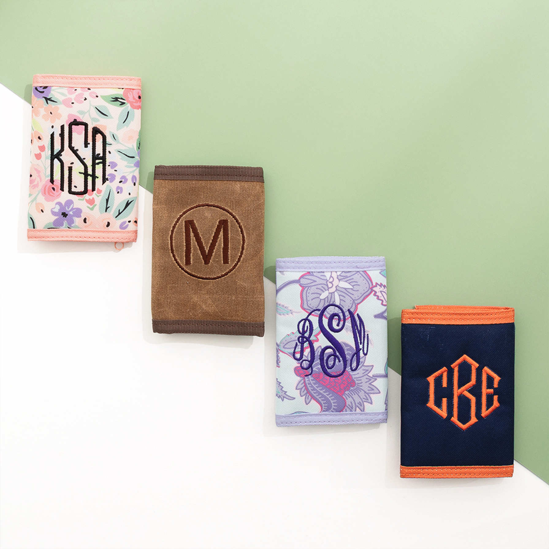 Monogrammed Kids Wallet | Marleylilly