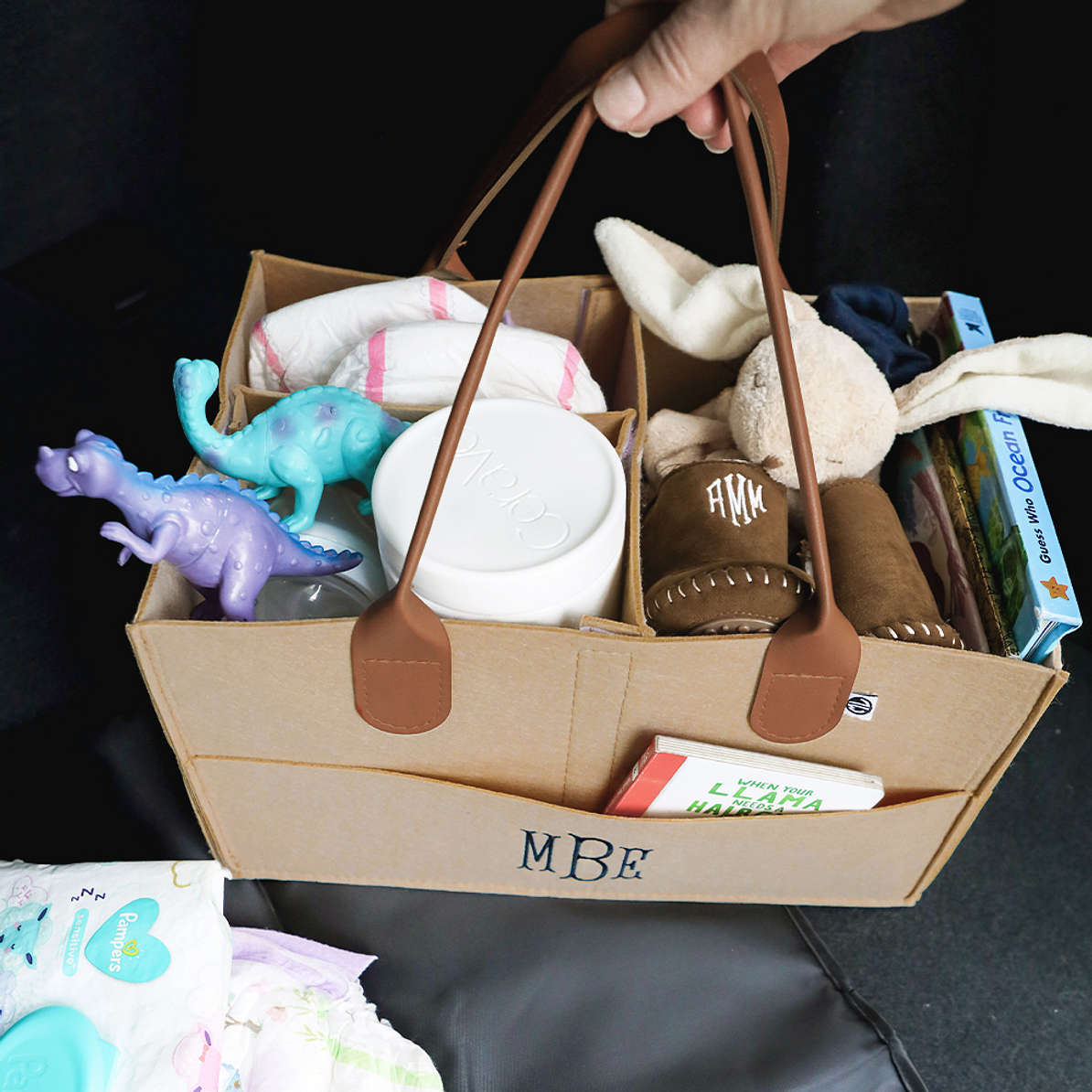 Personalized Diaper Caddy | Marleylilly