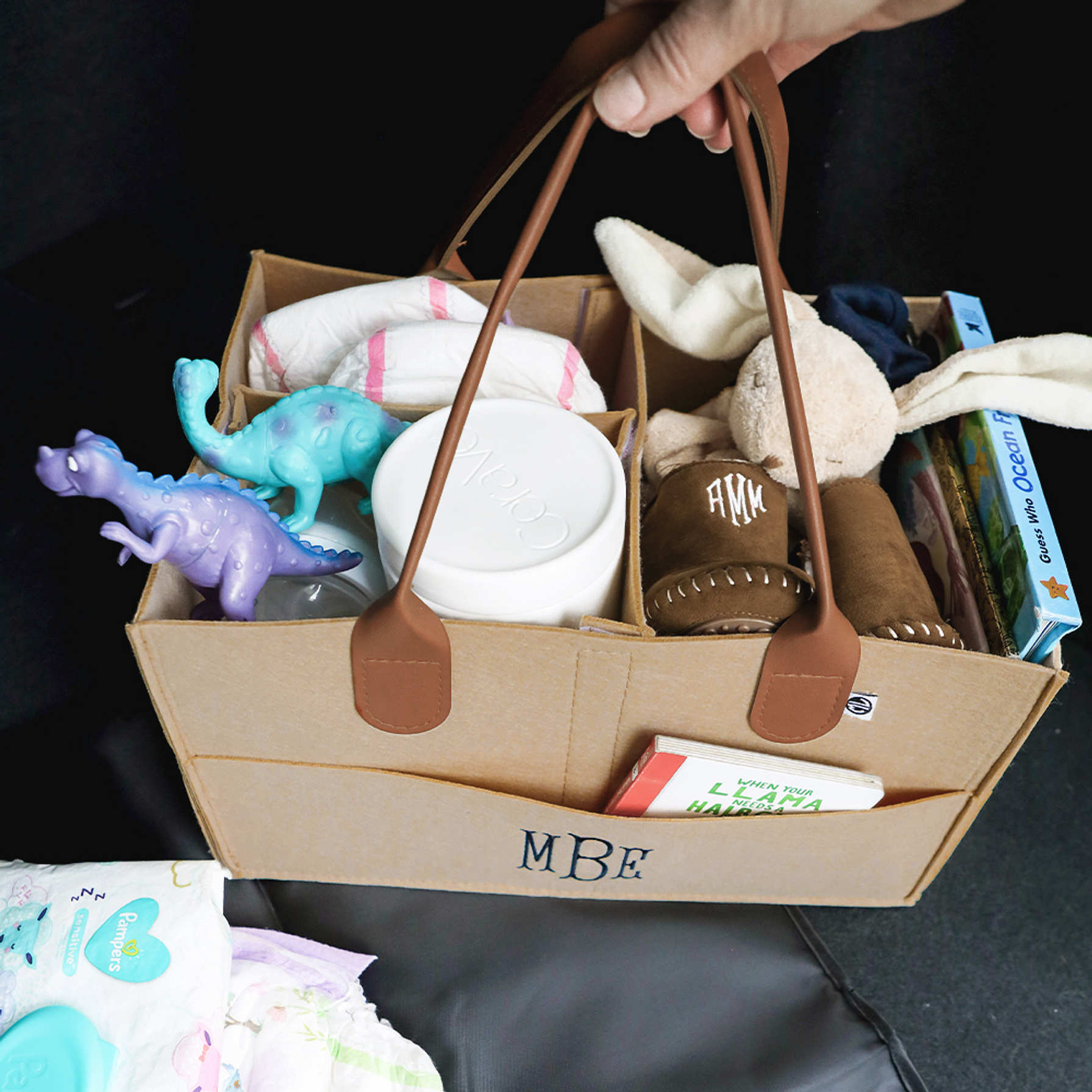 Personalized Diaper Caddy | Marleylilly