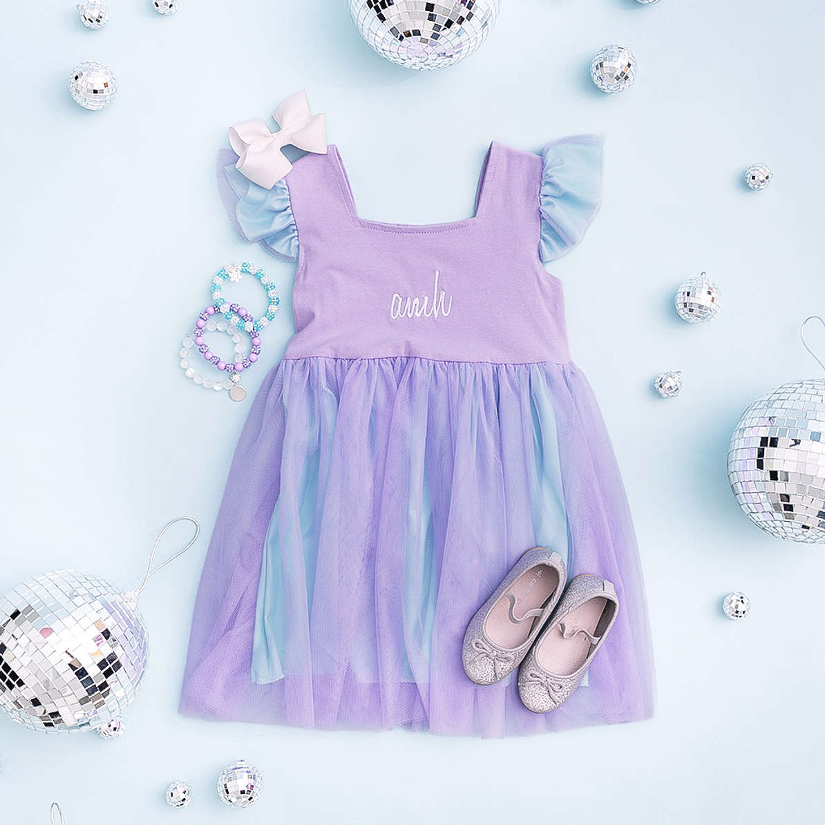 Personalized Girls Twirl Dress | Marleylilly