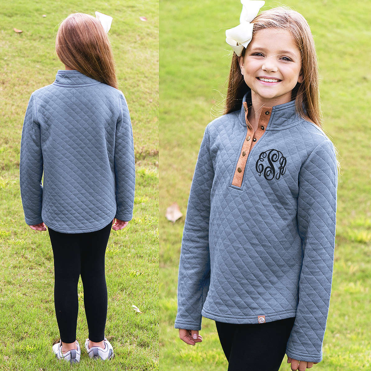 Personalized Kids Quilted Tunic