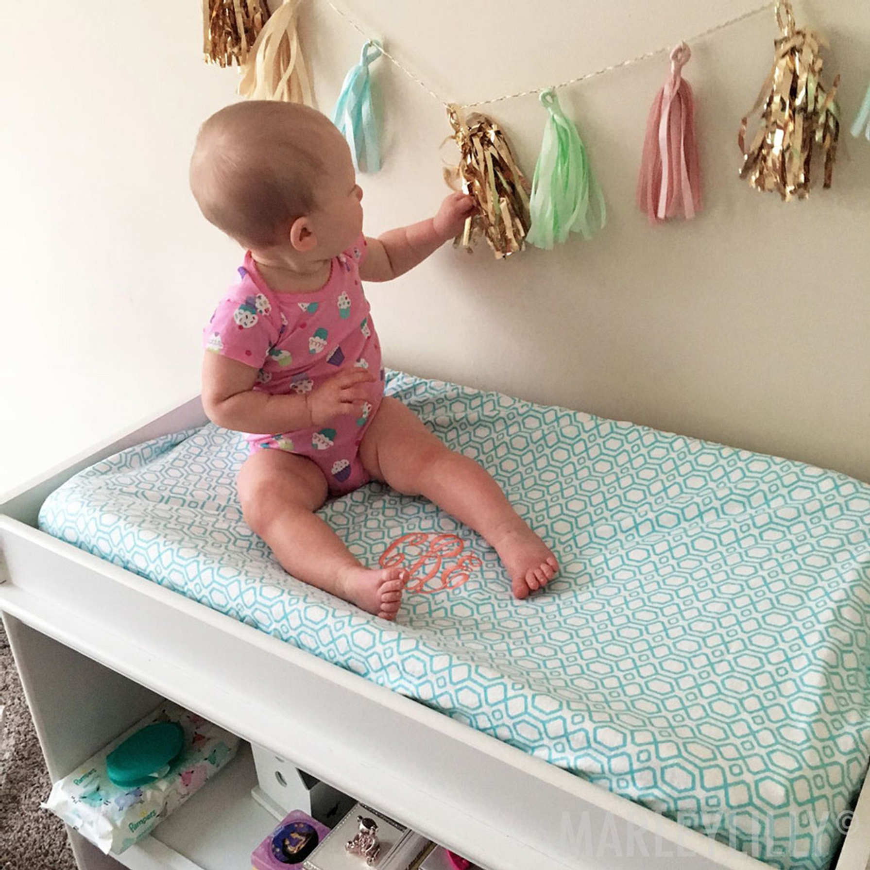 Personalized Baby Changing Pad Covers
