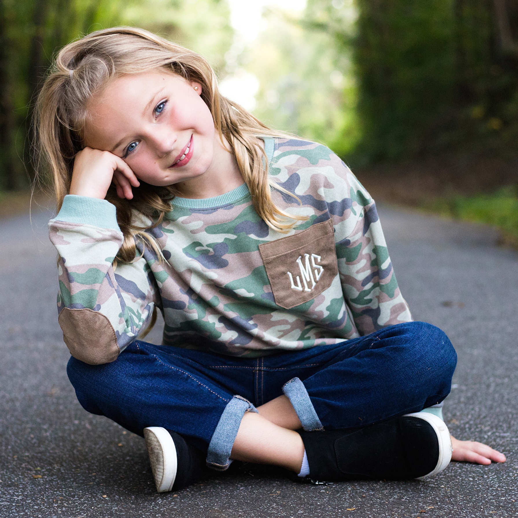 Monogrammed Kids’ Preppy Patch Tunic - Marleylilly Kids