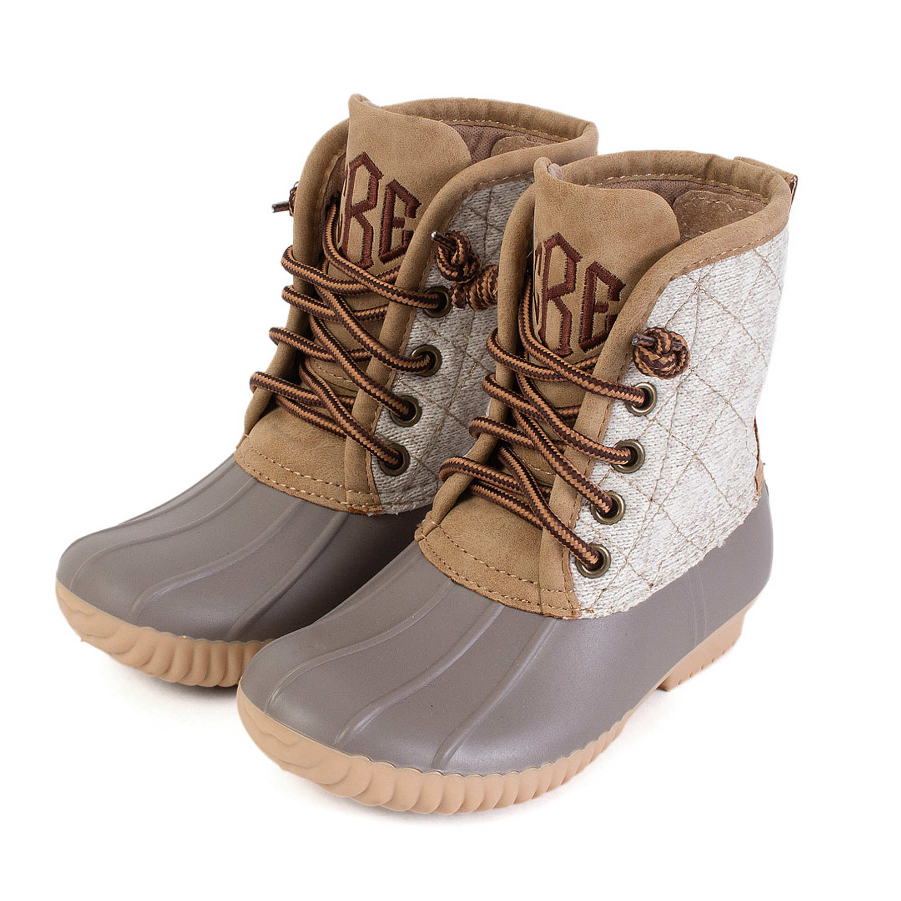 Monogrammed Toddler Duck Boots - Marleylilly Kids