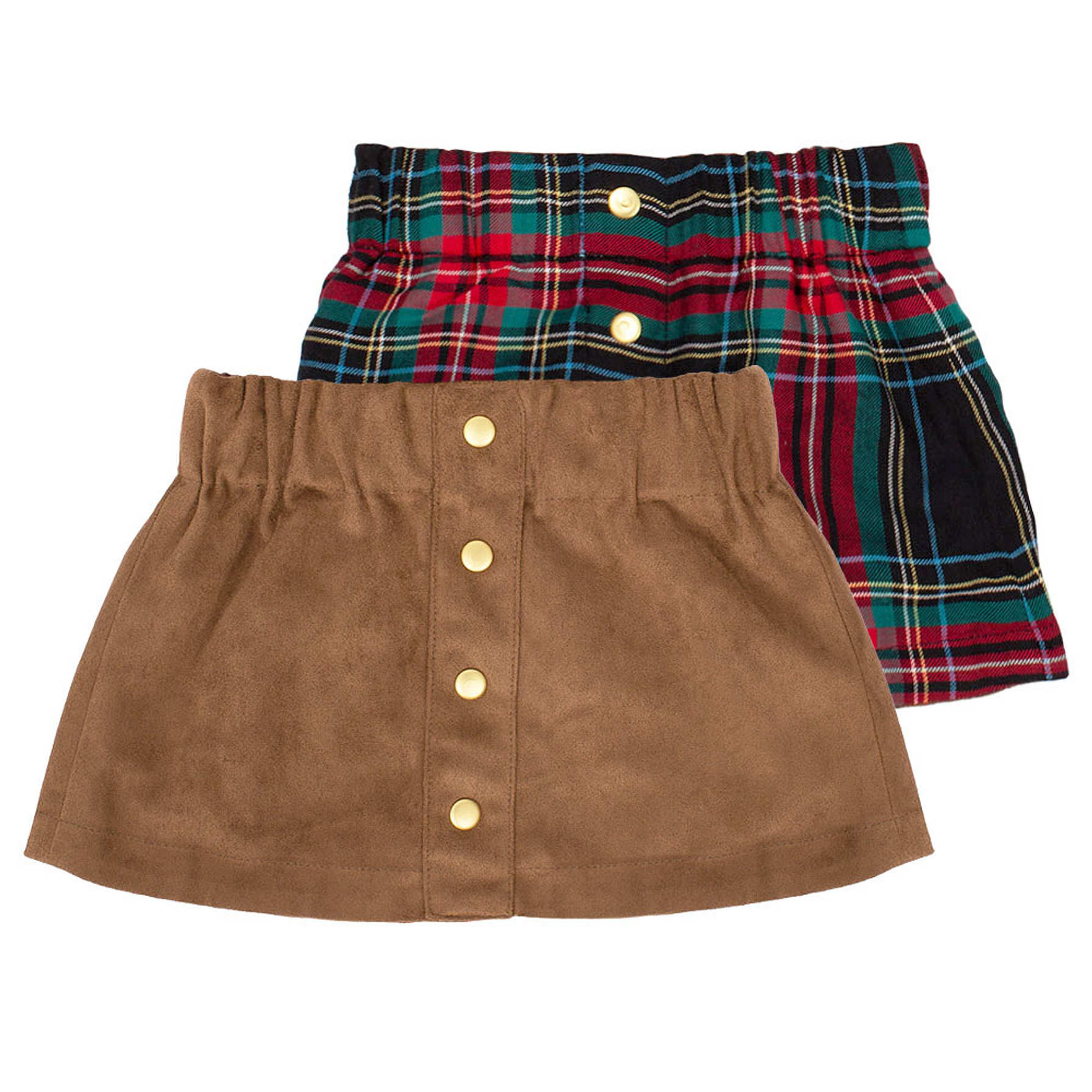 Reversible Kids Snap Skirt