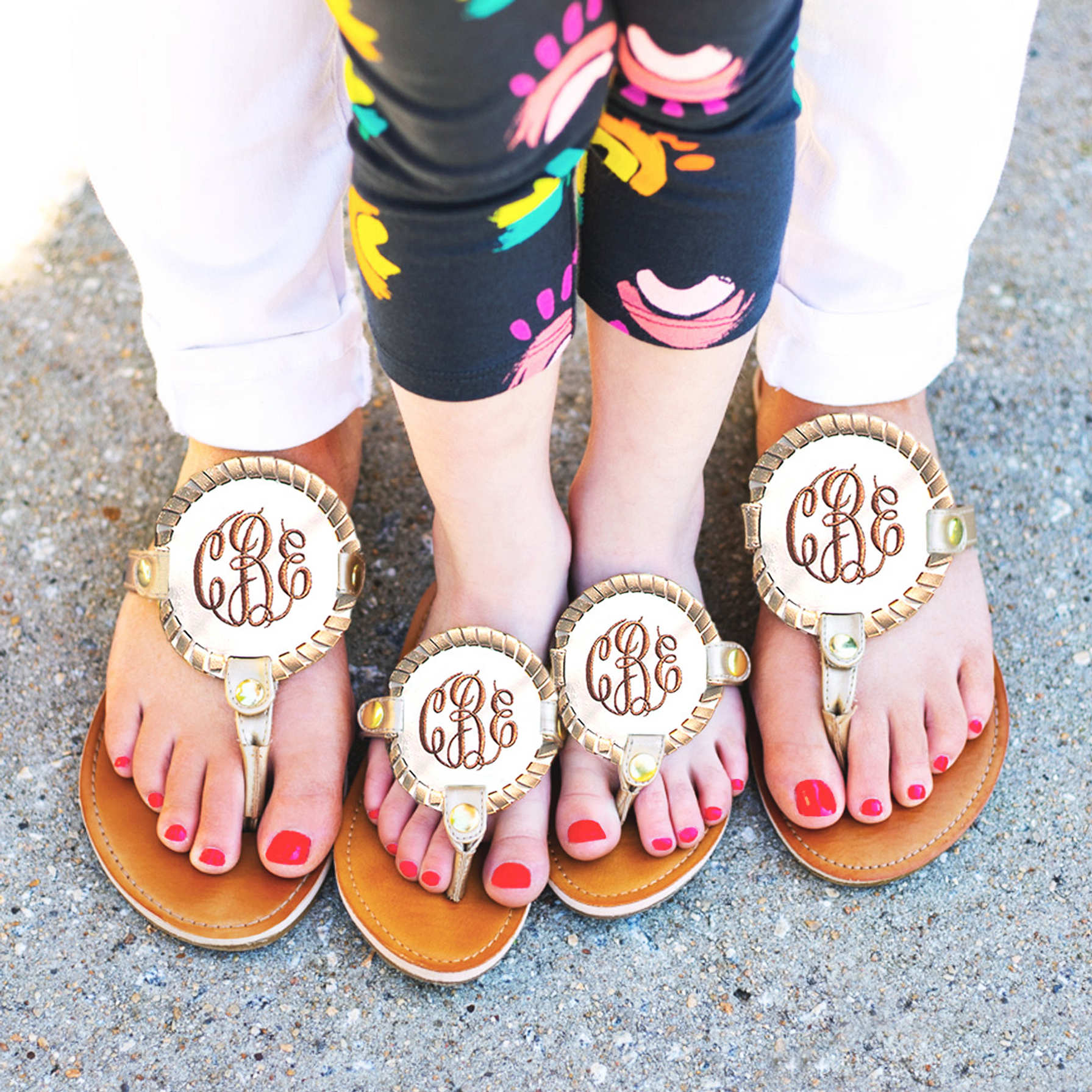 Marleylilly Kids | Personalized Interchangeable Sandals Set