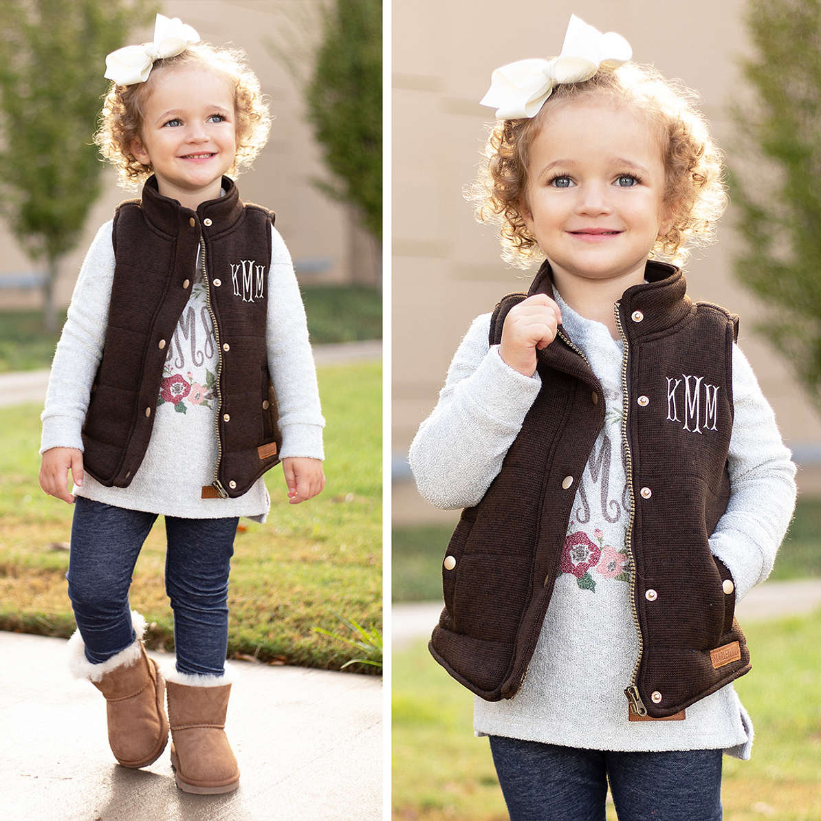 Personalized Kids Quilted Vest